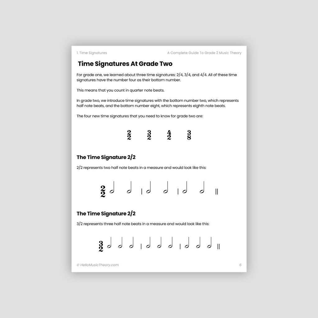 A Complete Guide To Grade 2 Music Theory – Hello Music Theory