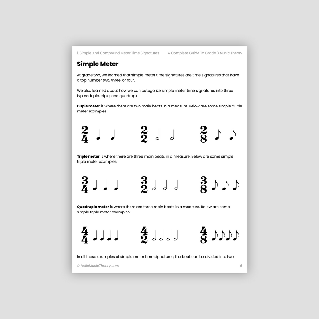 A Complete Guide To Grade 3 Music Theory – Hello Music Theory