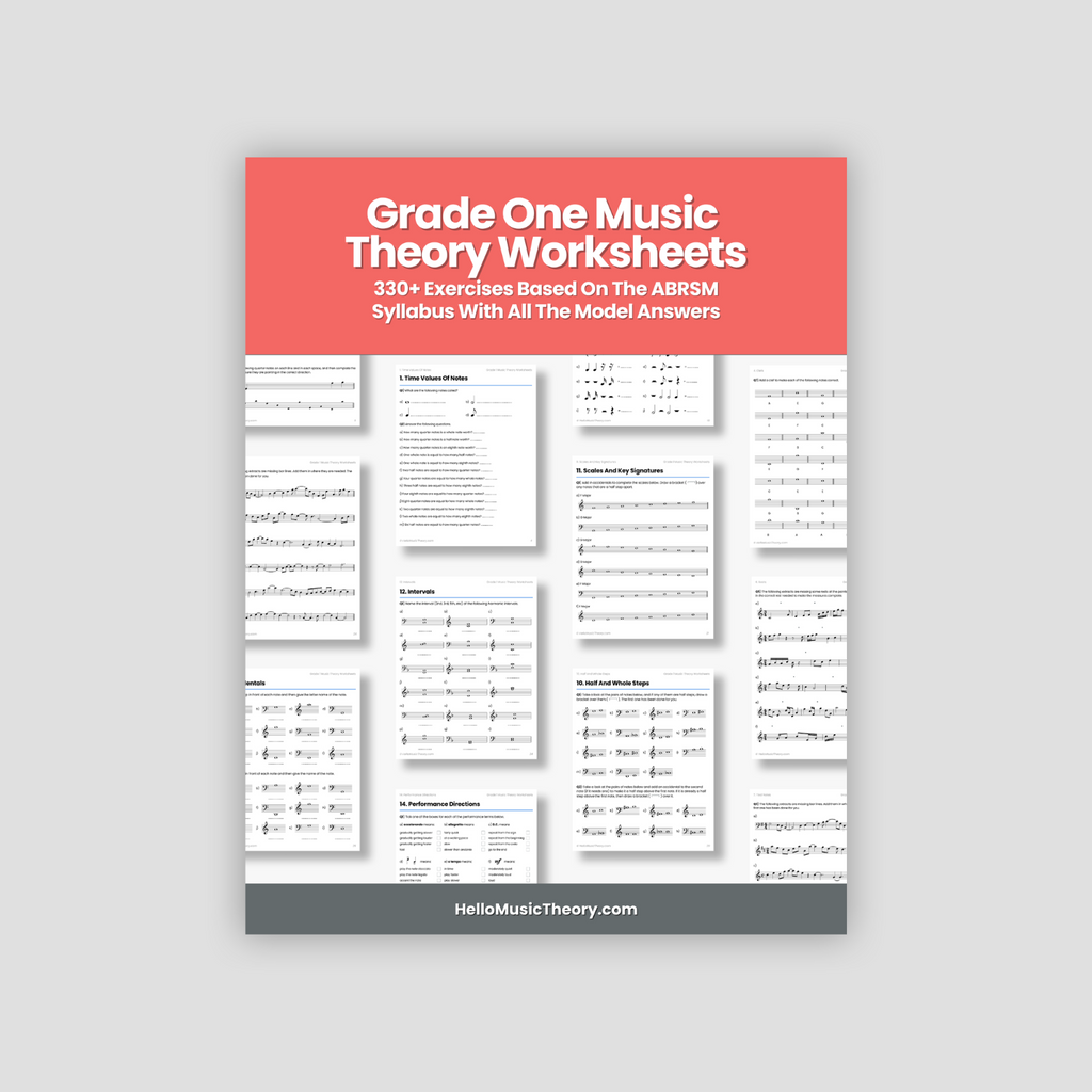 Grade 1 Music Theory Worksheets Pack – Hello Music Theory
